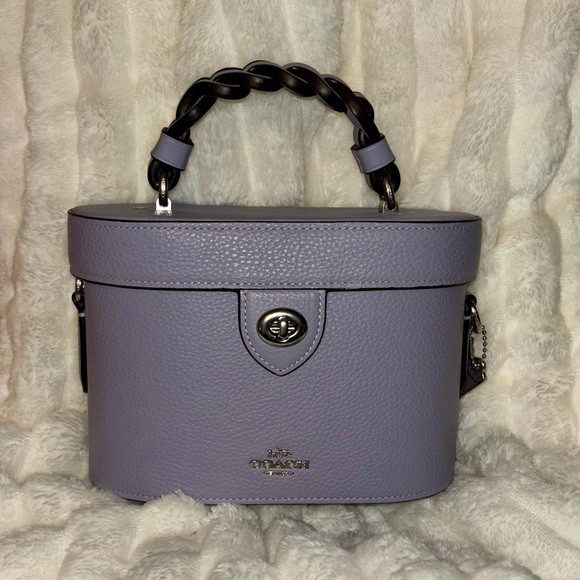 Coach | Bags | New Coach Kay Lilac Mist Leather Small Crossbody Bag ...